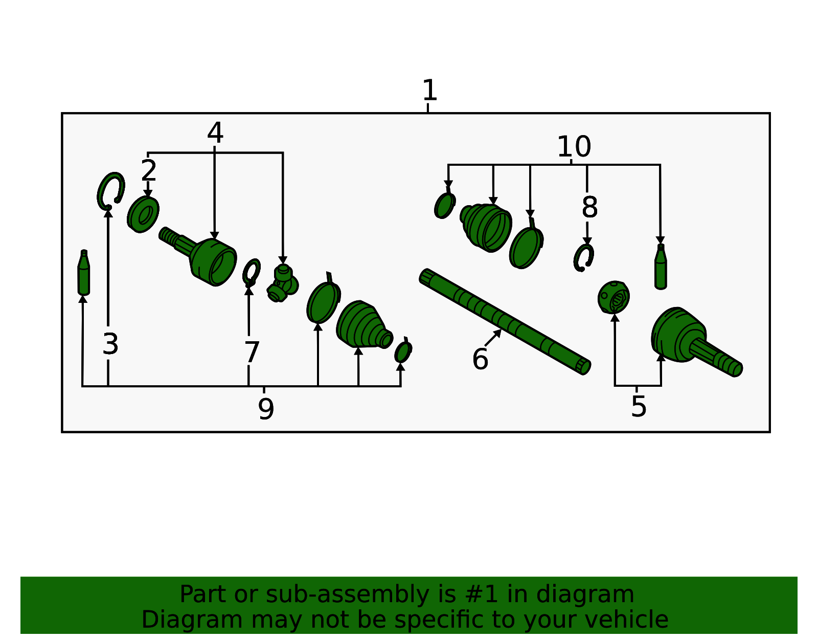39101-1AA0C - Axle Assembly Official Nissan Parts Store