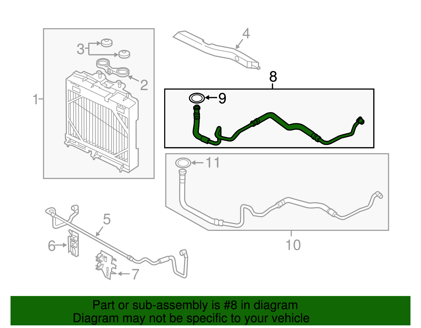 17-22-7-590-613 - Engine Oil Cooler Line - 2010-2019 BMW | Buy BMW ...