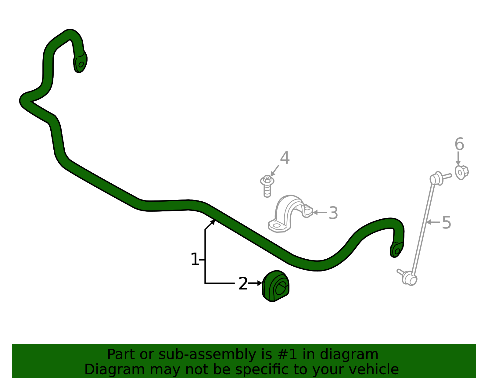 31-30-1-543-200 - Stabilizer Bar BMWPartsDirect.com