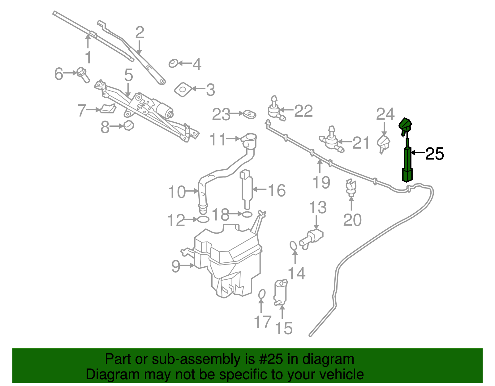31301524 - Nozzle - 2010-2014 Volvo | Volvo OEM Parts Direct