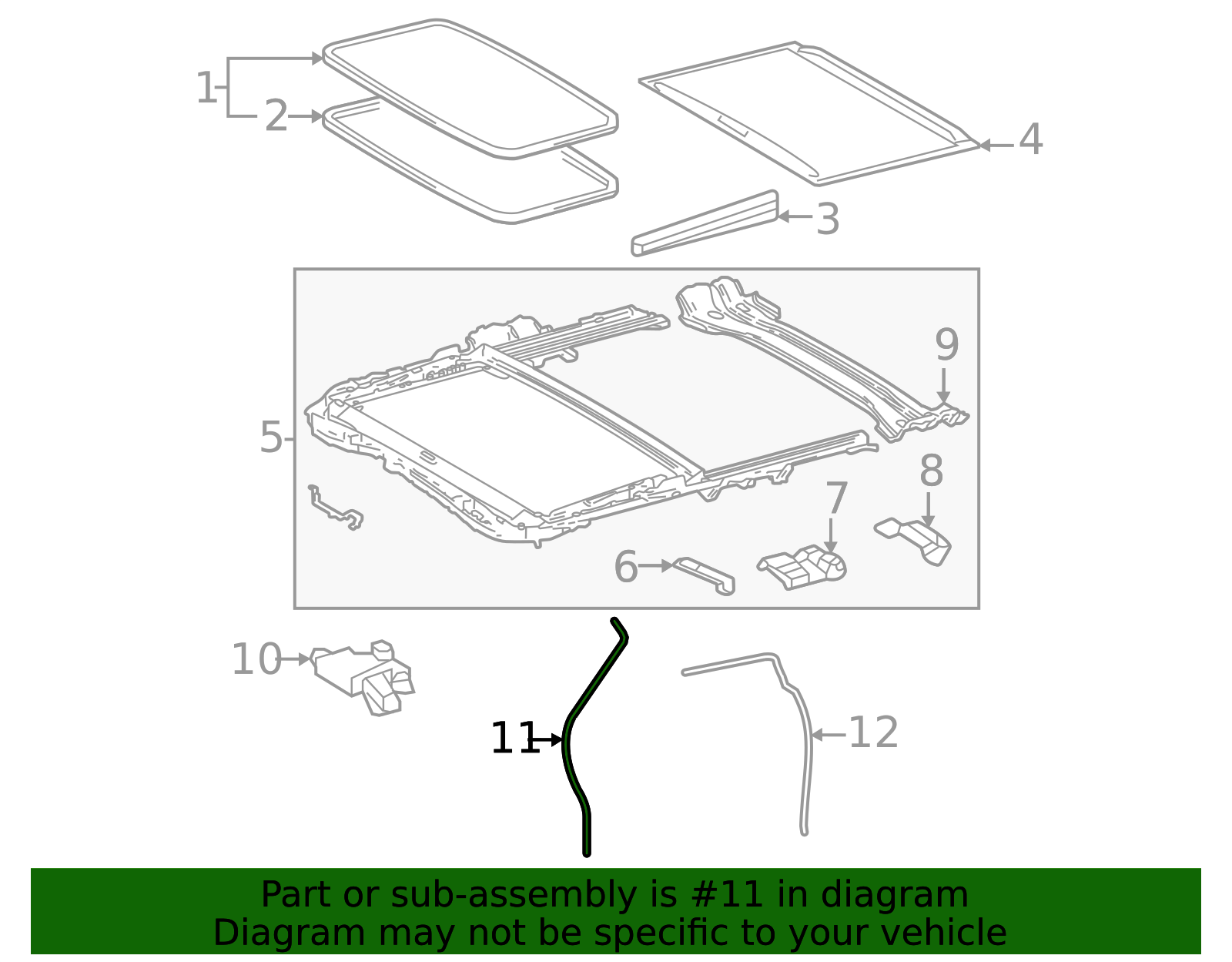 63249-AK010 - High-Quality Drain Hose for 2024-2025 Toyota Tacoma ...