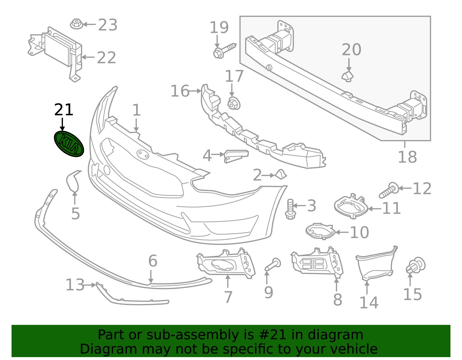 86320-F6000 - Emblem 2017-2020 Kia Cadenza | Kia.Parts Store