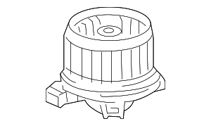 Genuine Toyota Motor Sub-Assembly, Blower With Fan part# 87103-0C051 ...