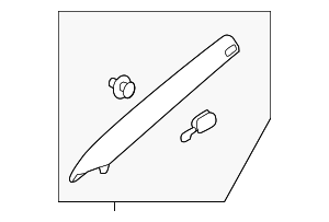 84151-TBA-A01ZB - 2016-2020 Honda Civic - Garnish Assembly L Front ...