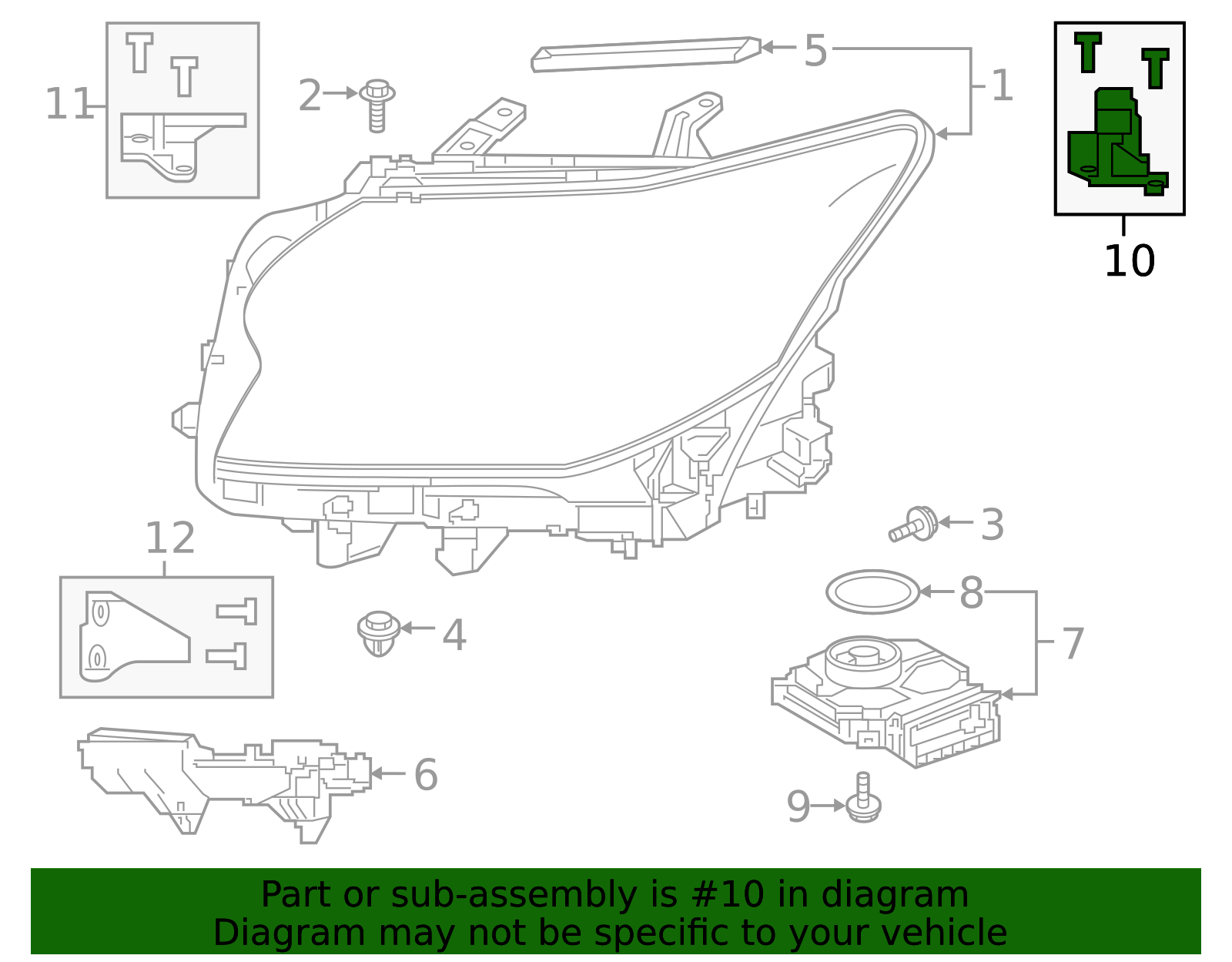 81193-60140 - High-Quality Headlight Bracket for 2014-2023 Lexus GX460 ...