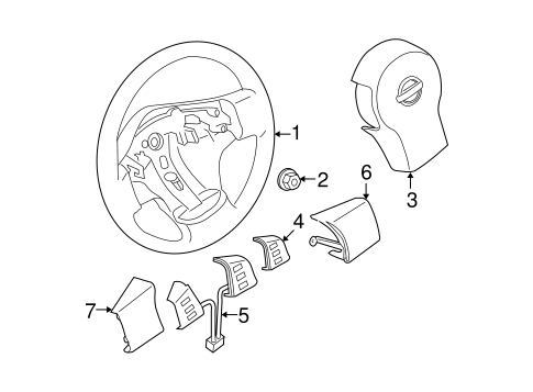 Steering Wheel & Trim for 2013 Nissan Frontier | Central Houston Nissan