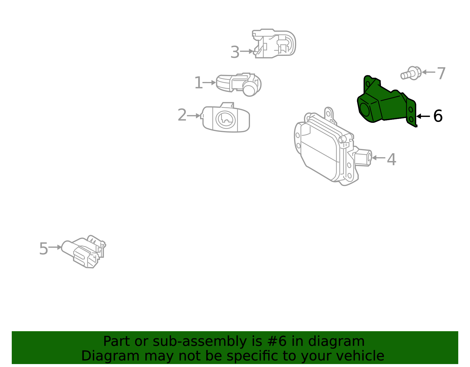 2019-2021 Toyota RAV4 Front Camera 86790-42140 | Toyota Parts Center