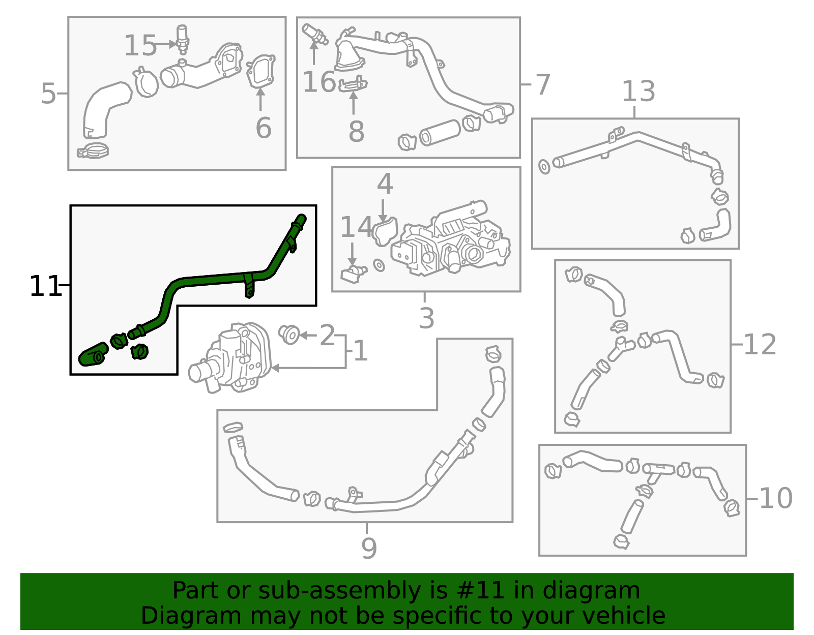 2024-2025 GM Outlet Pipe 12737813 | Courtesy Parts