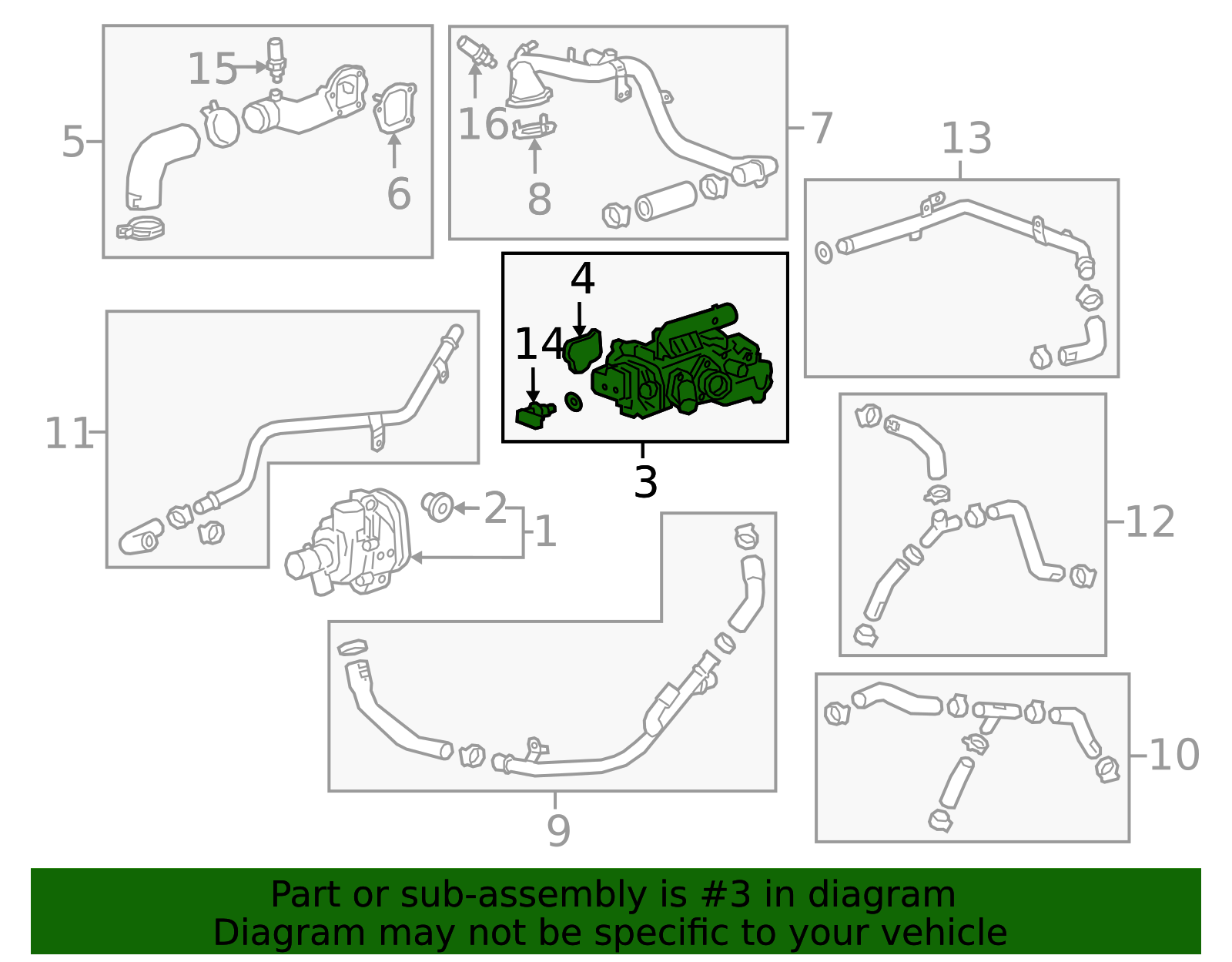40009452 - Valve Asm-eng Cool Flow Cont 2023-2025 GM | Gateway Buick ...