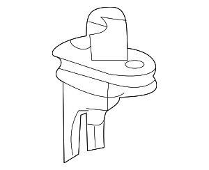 50285-SDA-A01 - 2004-2014 Acura - Rubber, L Front Sub-Frame Middle ...