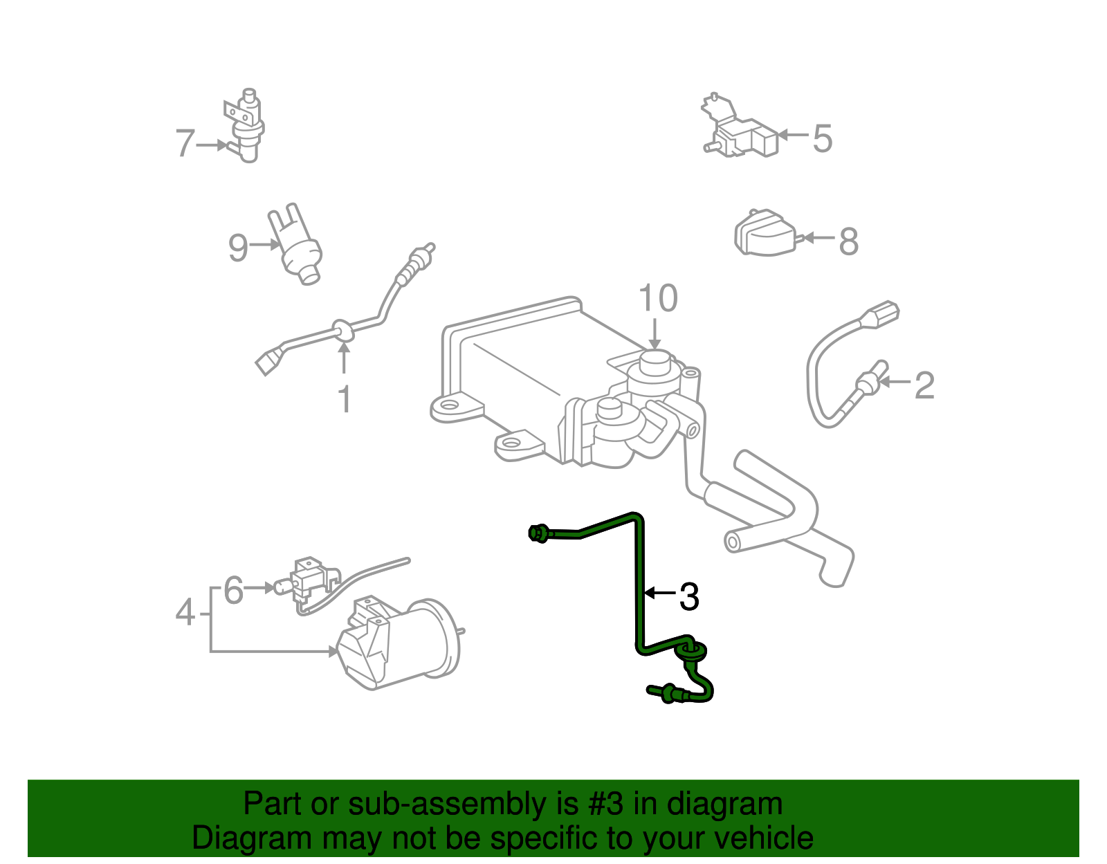 89465-50160 - 2004-2006 Lexus LS430 - Oxygen Sensor | My L Parts