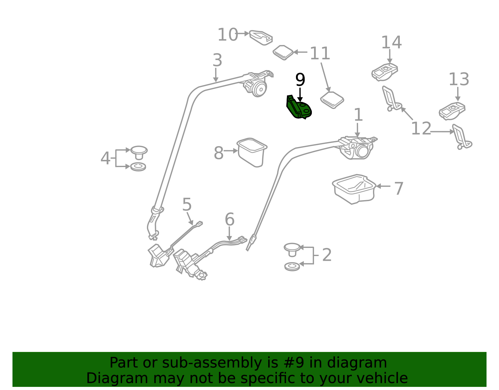 2018-2025 Toyota Belt Guide 73343-33020-C1 | MotorMotor