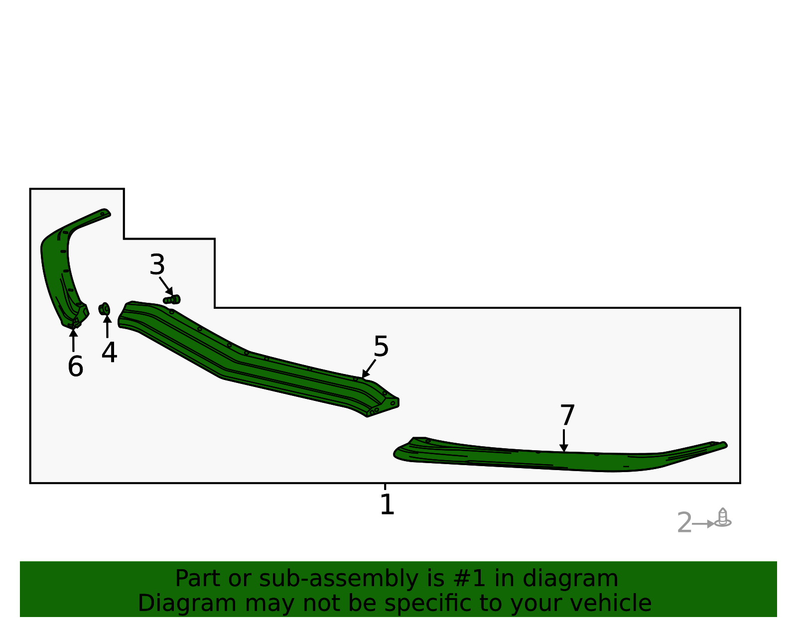 2020-2025 Chevrolet Corvette Spoiler Assembly 84869770 | GM Parts Center