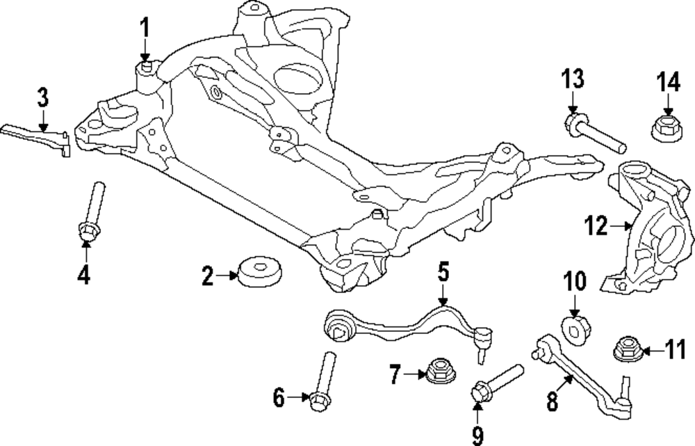 2023-2024 BMW | Cross-Member | 31-10-6-877-321 | BMW OEM Parts Store