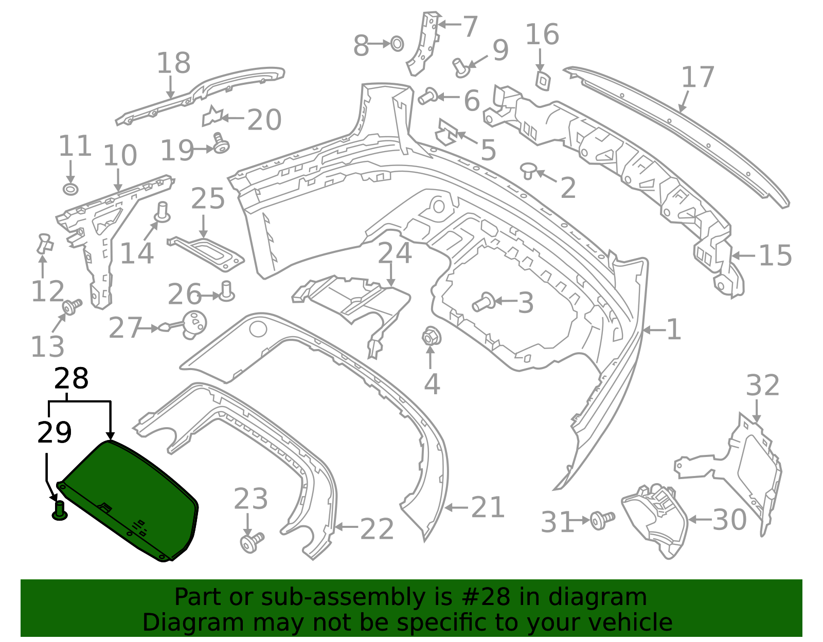 2018-2023 Land Rover Range Rover Velar Towing System - Tow Eye Cover ...