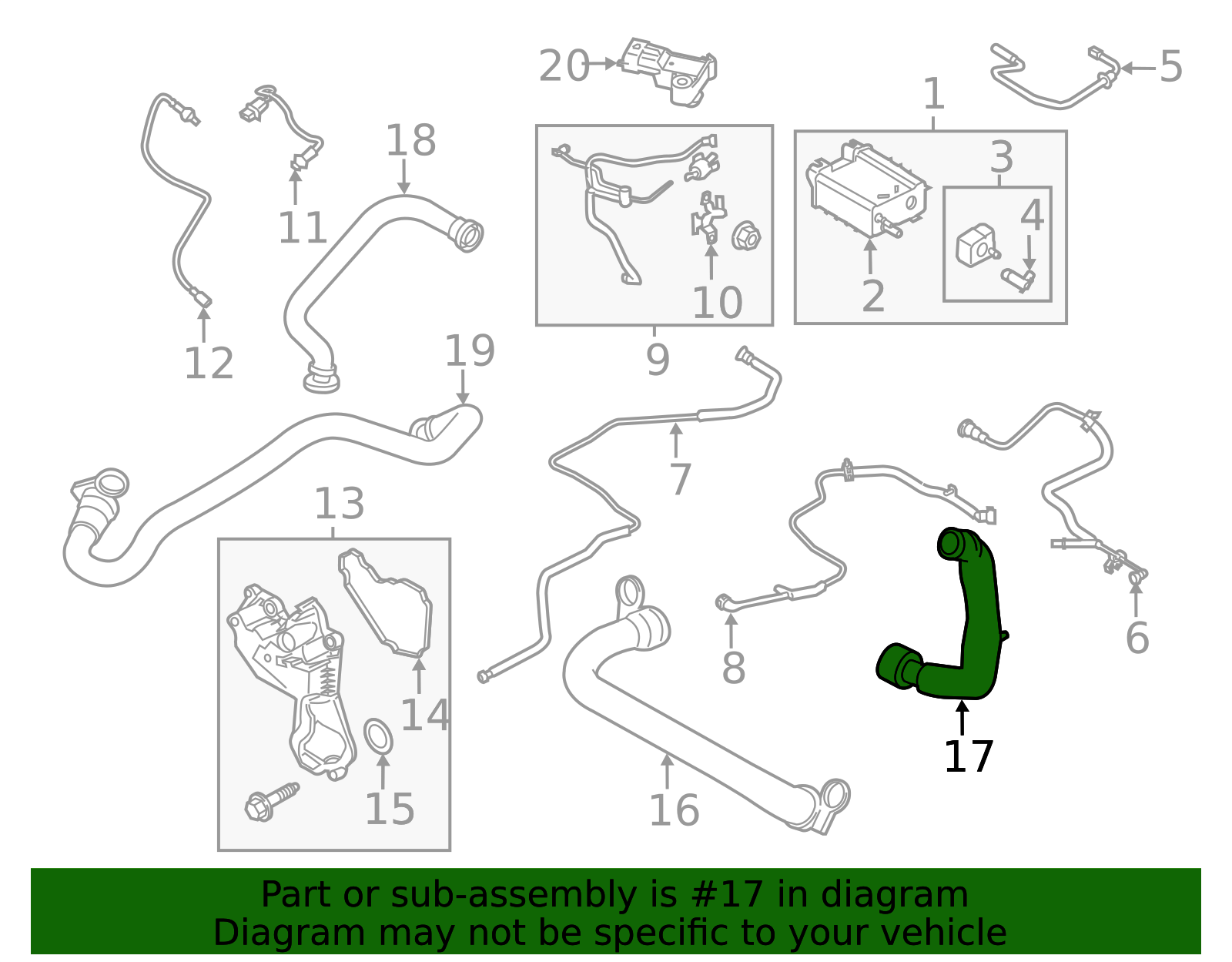 DS7Z-6758-F - High-Quality Connector Tube for 2014-2020 Ford ...