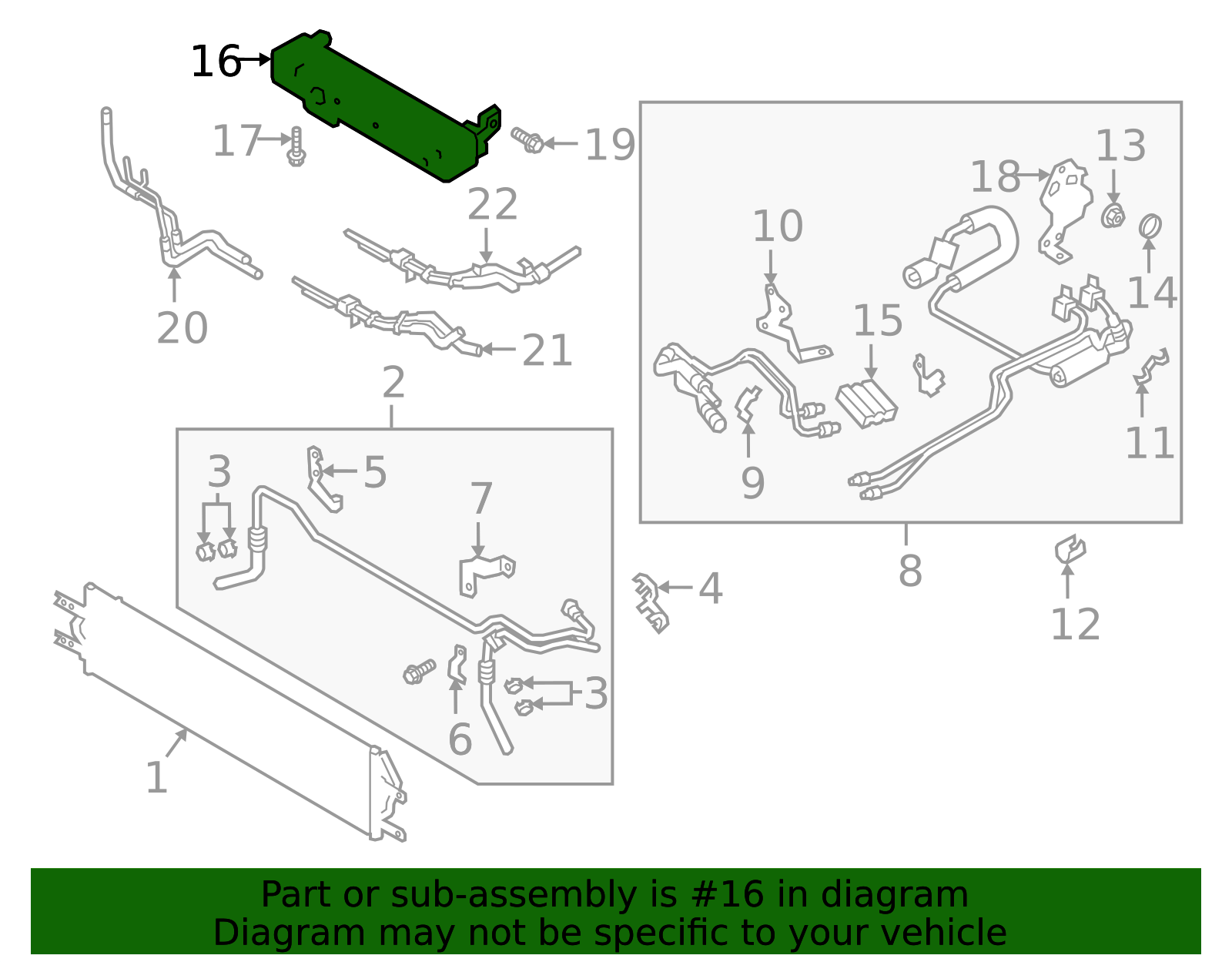 L1MZ-7869-A - High-Quality Auxiliary Cooler for 2020-2025 Ford ...