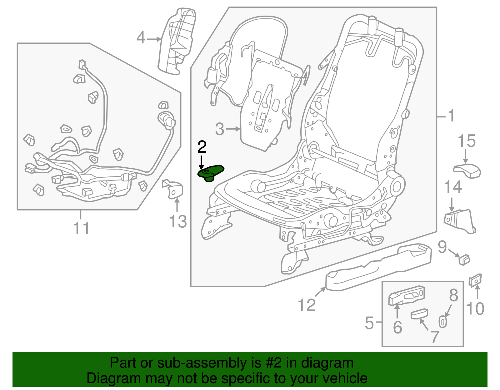 81550-T2F-A31 - 2013-2023 Honda - Sensor Seat Position | All Discount ...