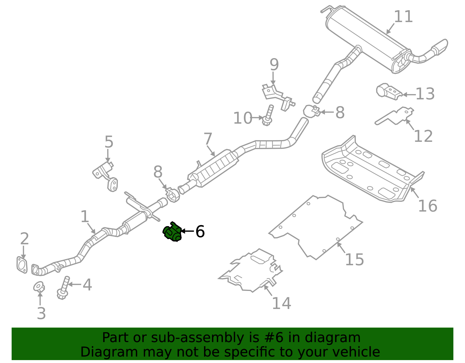 2014-2023 Mopar Hanger 68185869AB | Mopar Parts Canada