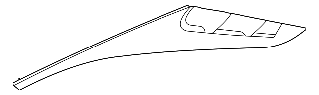 Genuine Body D-Pillar Molding for 2022-2024 Hyundai Tucson | Part ...