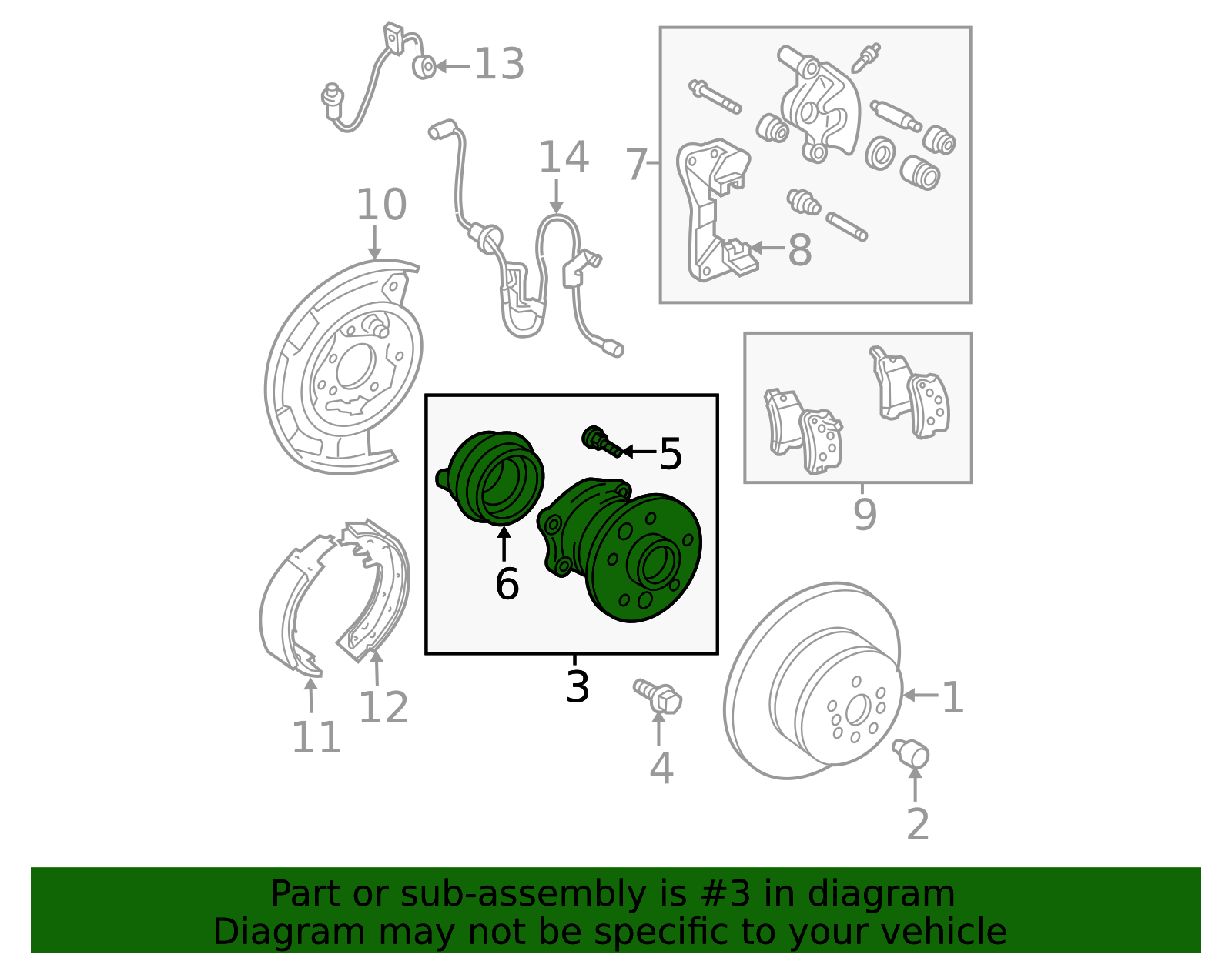 42450-48011 - Hub & Bearing - 2001-2012 Toyota | Nucar Toyota of North ...