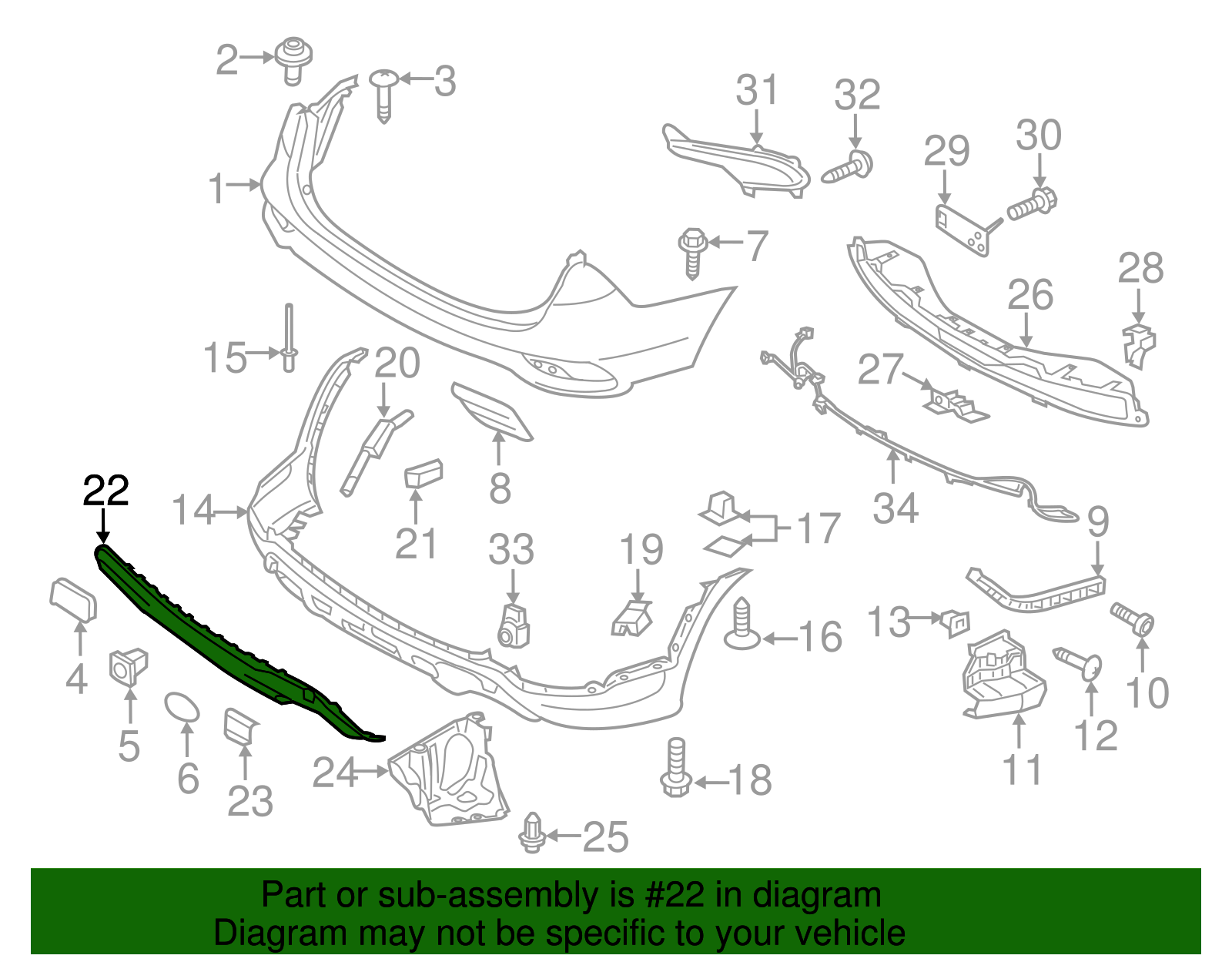 2017-2018 Hyundai Santa Fe Sport Skid Plate 86665-4Z510 | OEM Parts Online