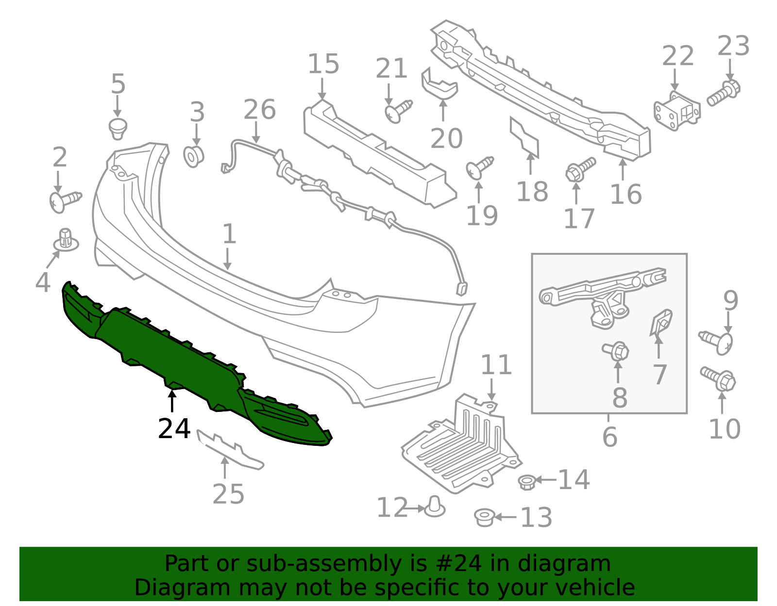86650-H9220 - Lower Cover 2018-2020 Kia Rio | Kia.Parts Store
