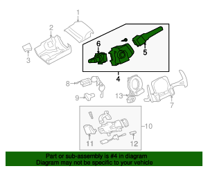 2008-2017 Mitsubishi Lancer Multi-Function Switch 8600A844 | Mitsubishi ...