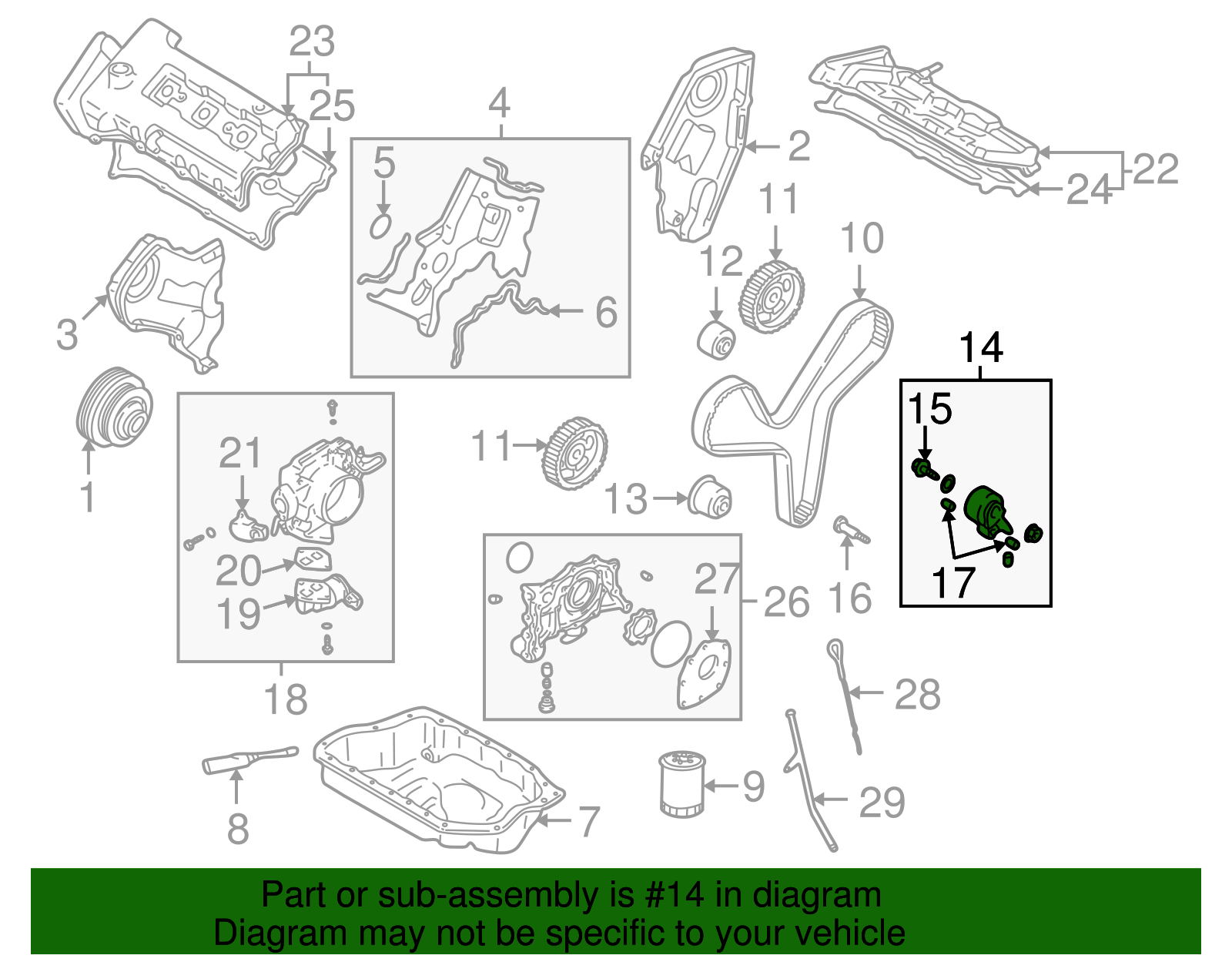 1992-2002 Mazda Tensioner Adjuster KL01-12-770B | RealMazdaParts.com