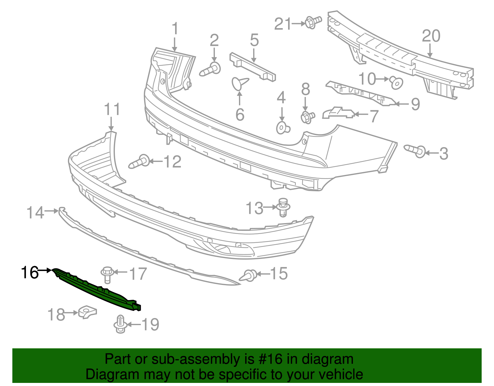2016-2018 Honda Pilot Lower Panel 71508-TG7-A00 | Honda Factory Parts