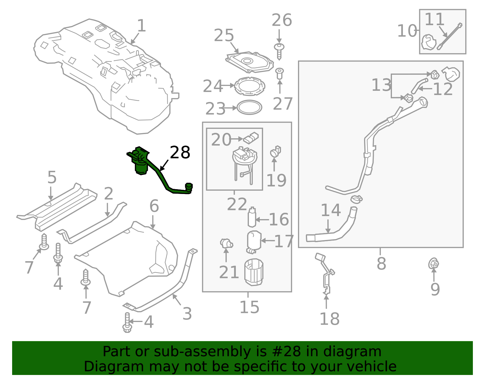 31180-D3500 - Fuel Tank Vent Valve 2017-2022 Kia Sportage | Kia.Parts Store