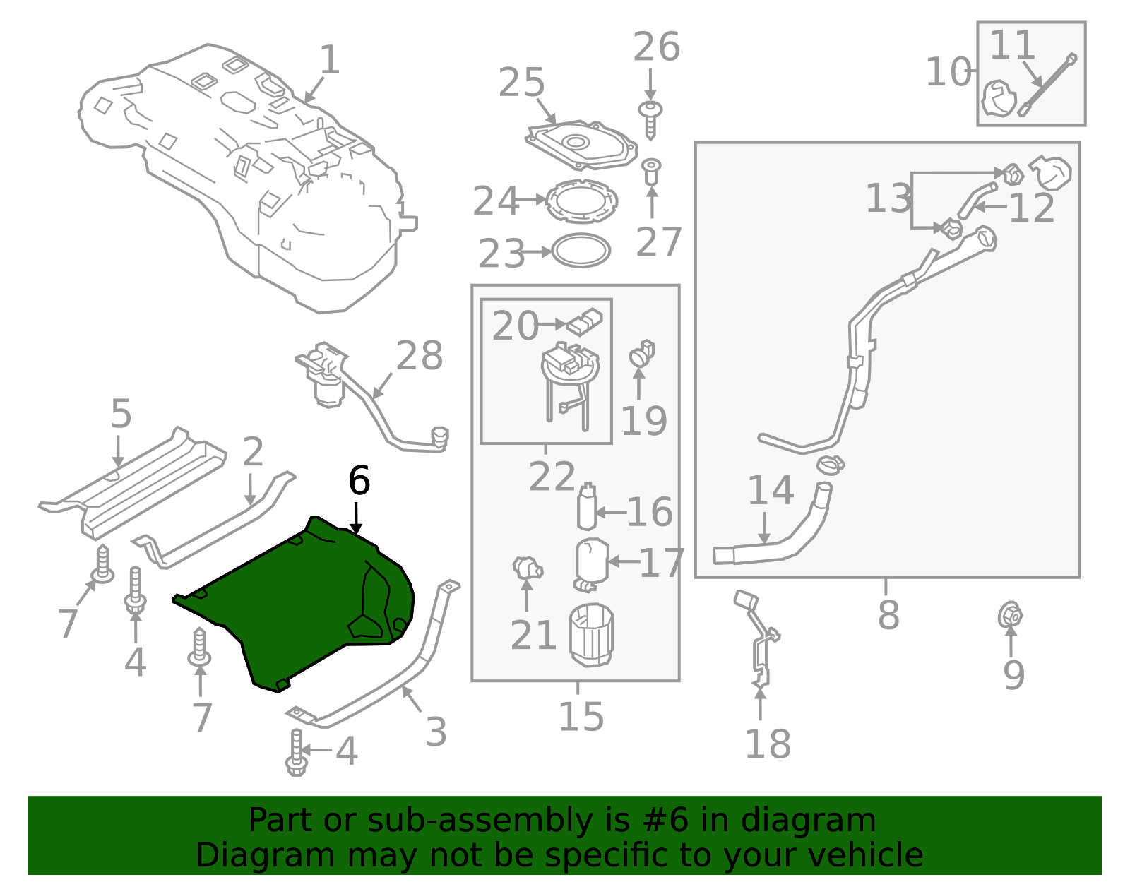 31220-D3000 - Fuel Tank Shield Kia.Parts Store