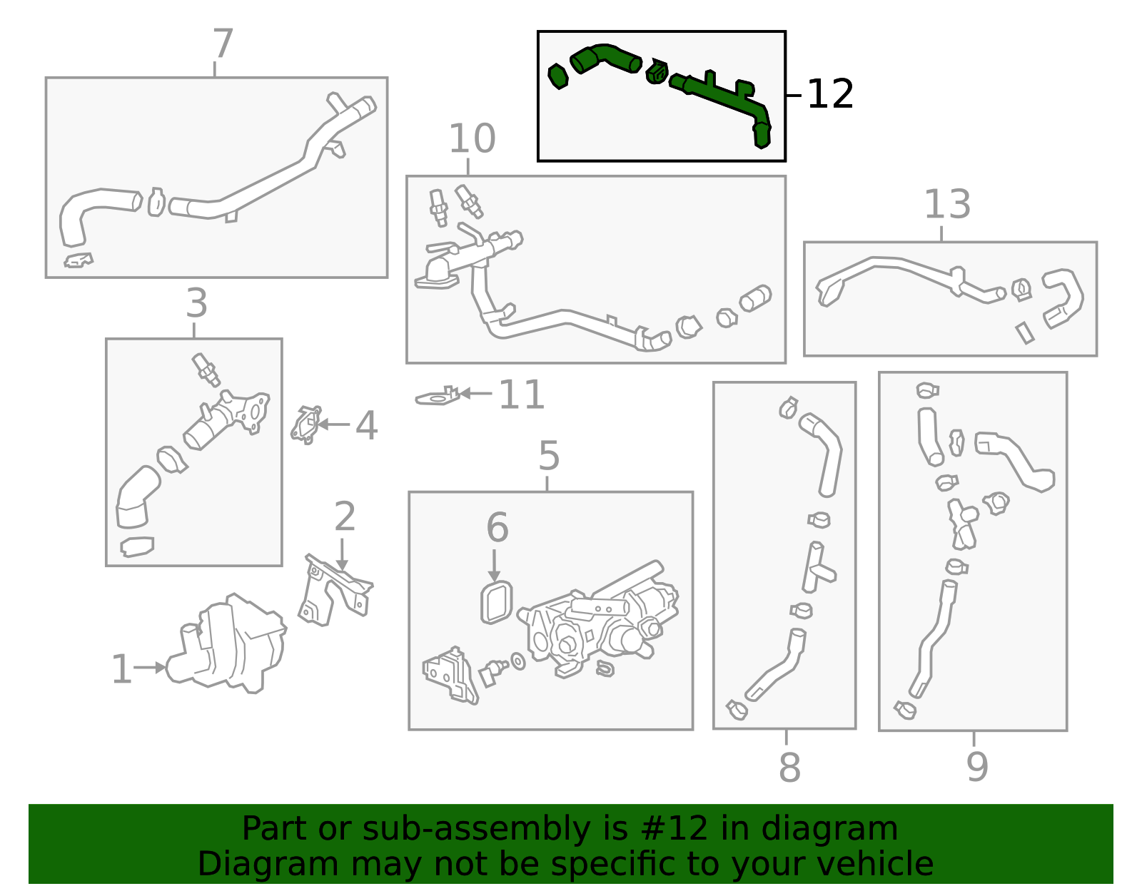 2019-2025 Cadillac Engine Coolant Air Bleed Pipe 55507887 | Shop Matick ...