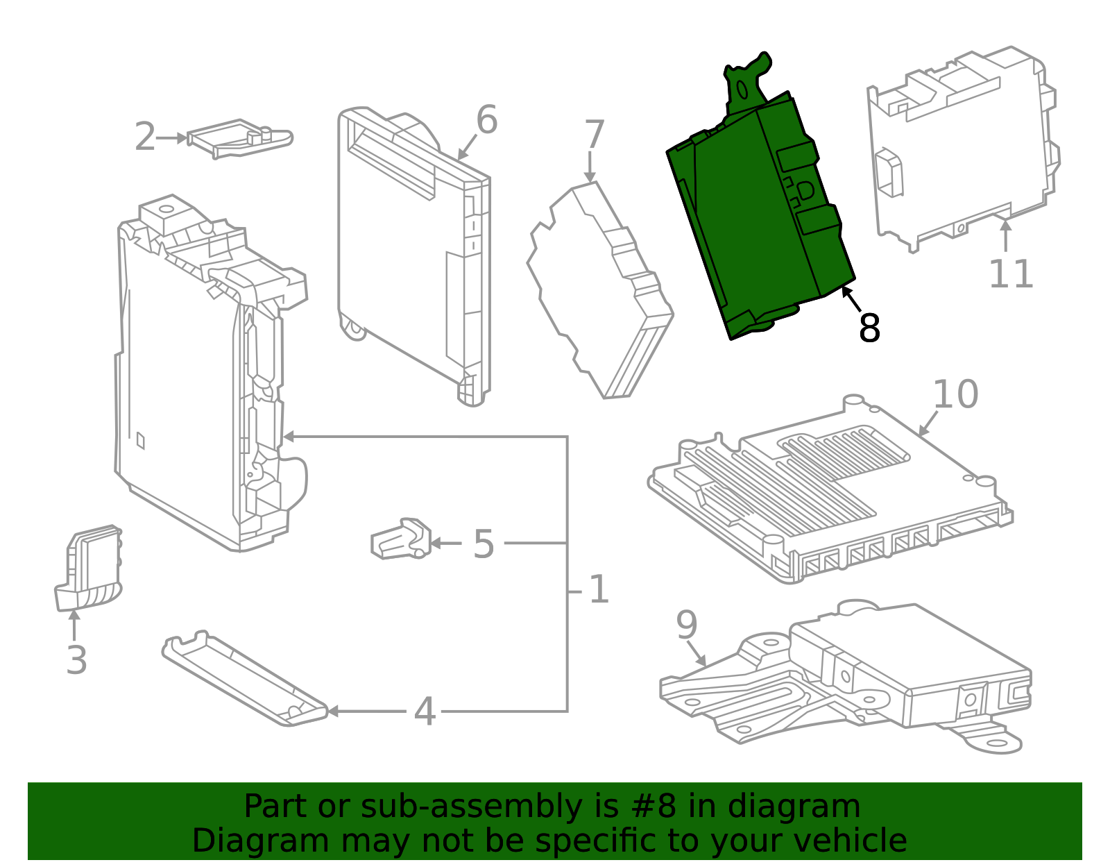 2023-2024 Toyota bZ4X Control Module 89340-42180 | Toyota Parts Center