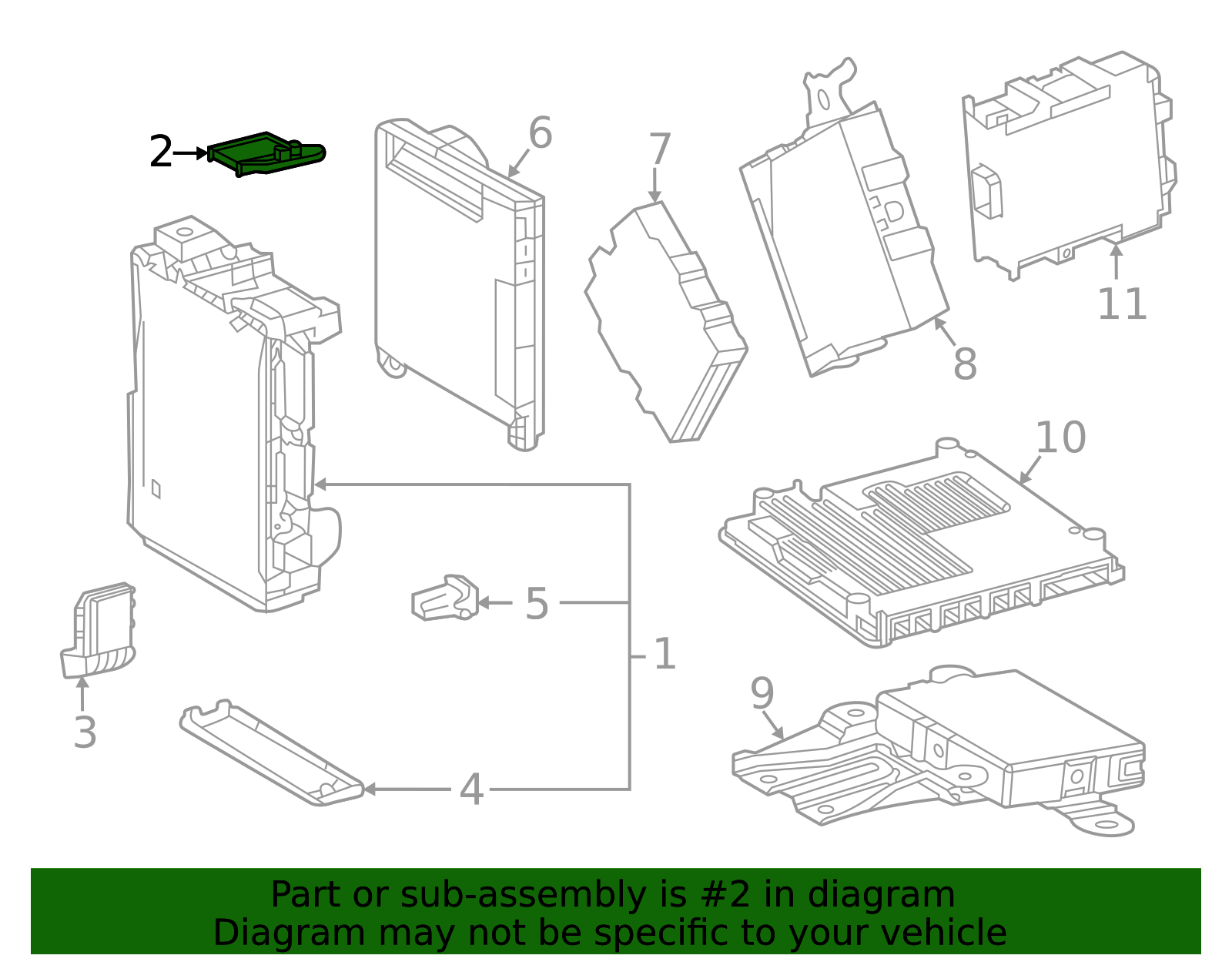 2023-2025 Toyota bZ4X Junction Block Upper Bracket 82673-42250 | MotorMotor