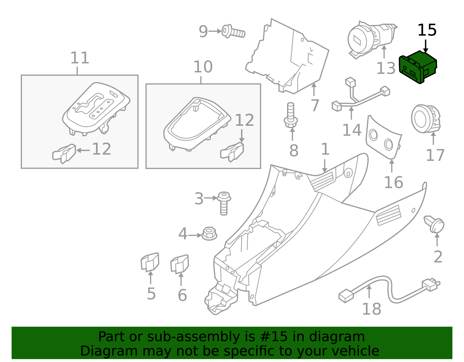 2012-2014 Hyundai Accent Auxiliary Jack 96120-1R000-B1 | OEM Parts Online