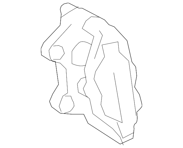 Genuine Toyota Disc Brake Caliper (Right, Front) part# 47730-0C030 for ...