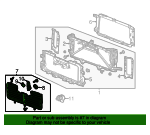 2017-2019 GM (Replaces 84363184) Front Bumper Shutter 85043807 GM ...