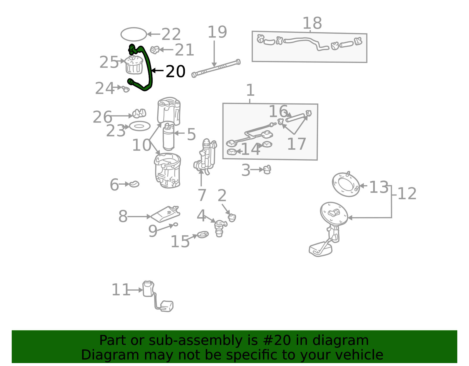 2001-2003 Toyota Highlander Suction Tube 77209-48011 | MotorMotor