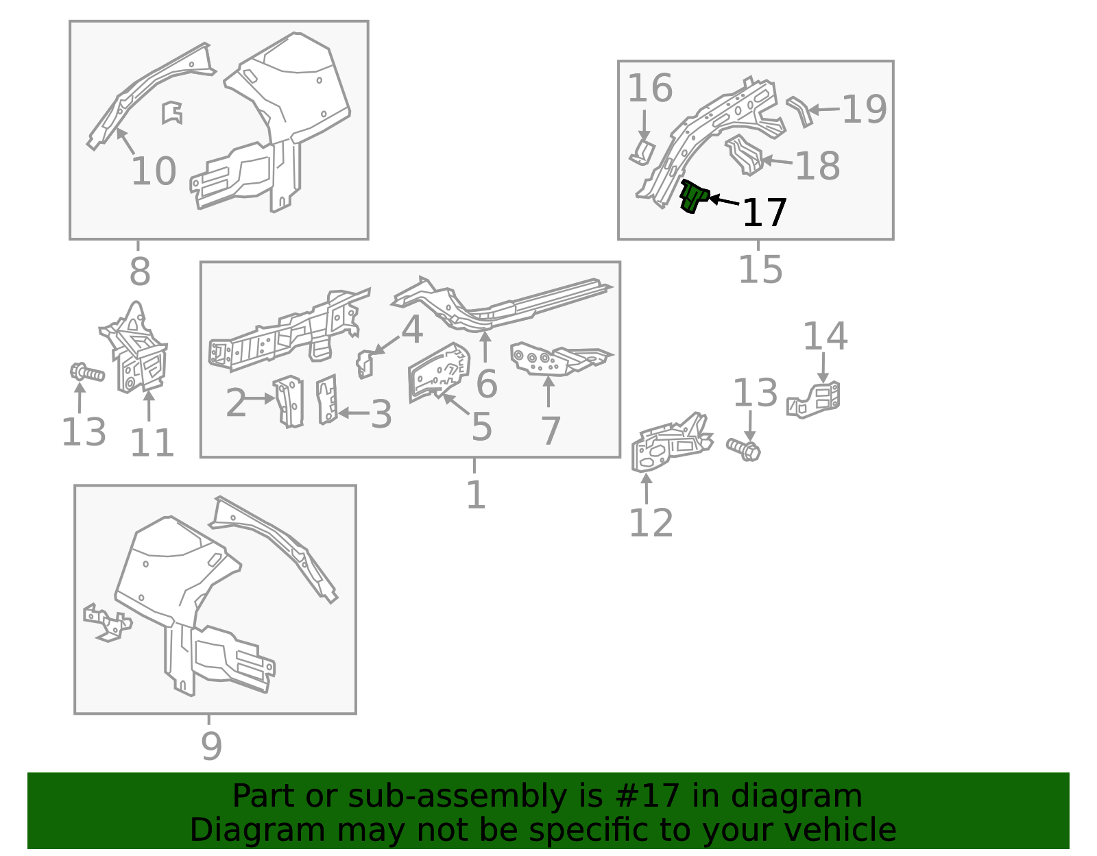 84244579 - High-Quality Passenger Side Body Side Front Fender Upper ...