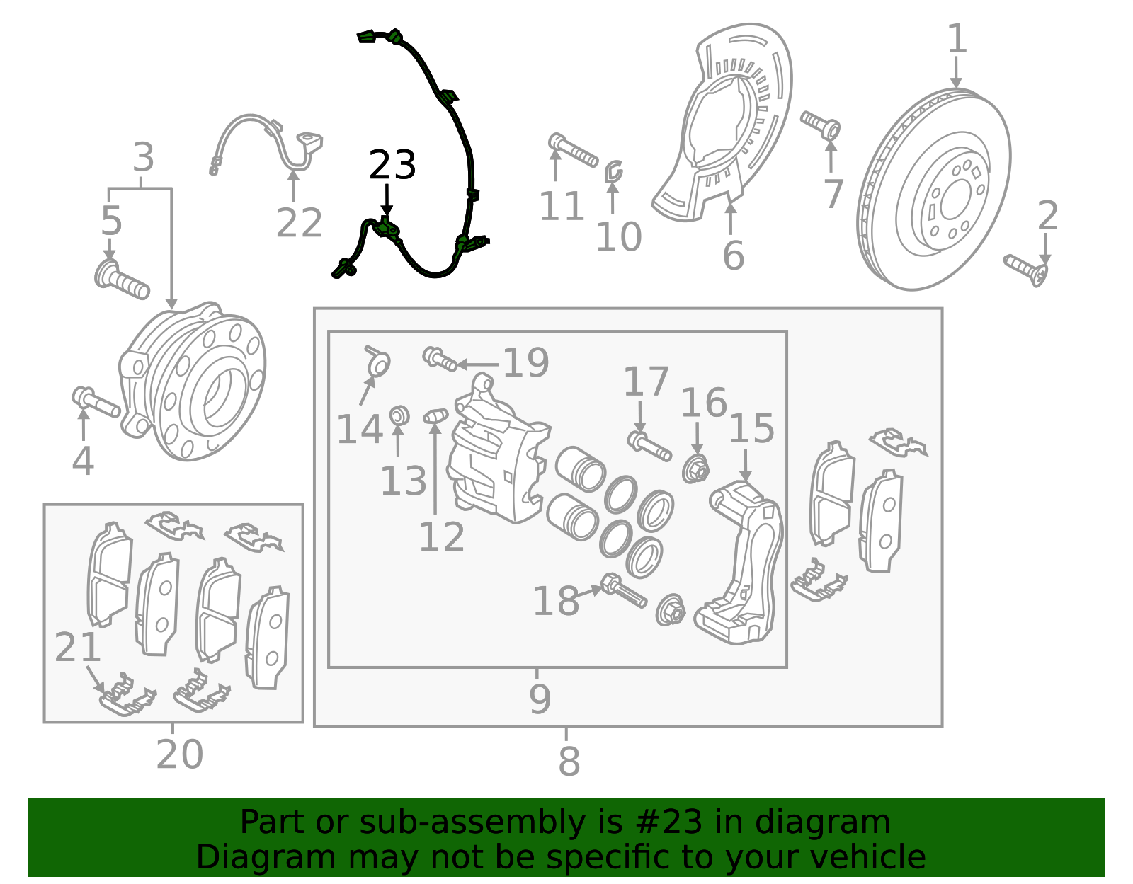 Hyundai ABS Wheel Speed Sensor - Precise Brake Control - Part #58930 ...