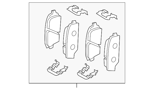 Genuine Brake Pads Front for 2020-2025 Hyundai Palisade | Part# 58101 ...