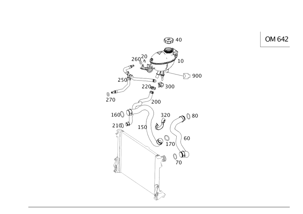 204-501-31-82 - Hose 2011-2013 Mercedes-Benz E350 | Mercedes-Benz USA Parts