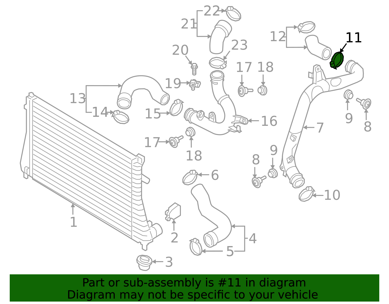 N-105-188-01 - Rear Hose Clamp 2004-2025 Volkswagen | Wolfsburg Parts ...