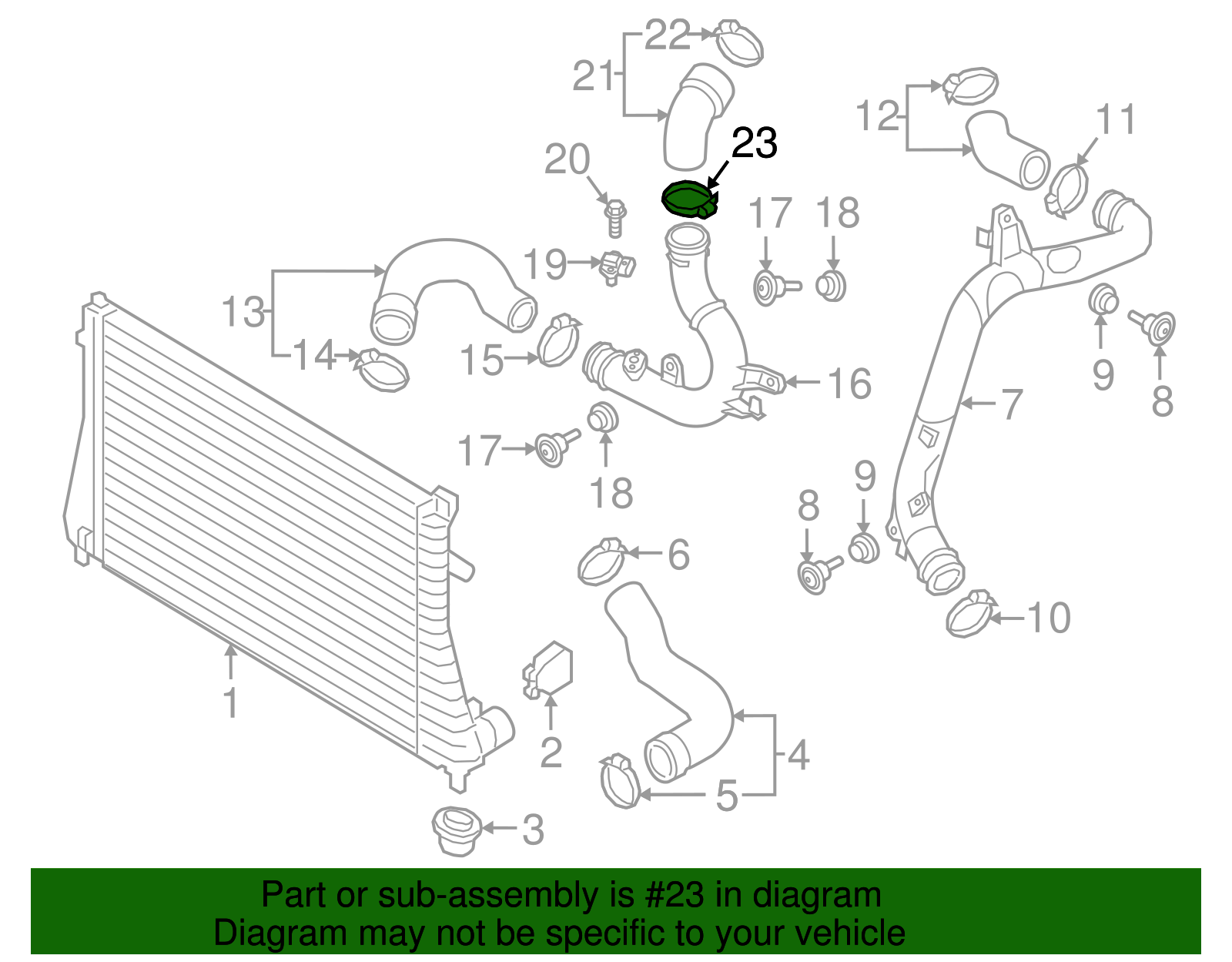 2002-2025 Volkswagen Rear Hose Clamp N-105-444-01 | VW Direct Auto Parts