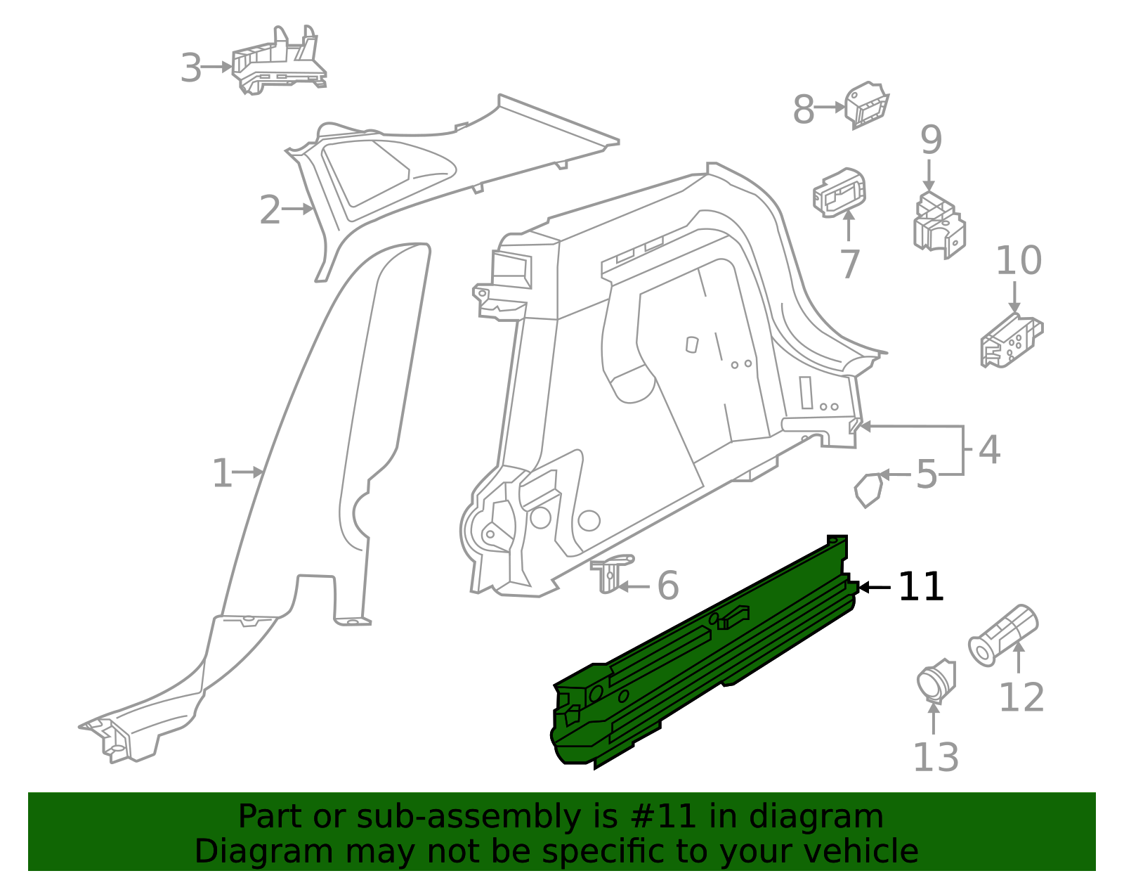 2021-2023 Volkswagen ID.4 Lower Mount 11A-858-847-B-4PK | OEM Parts Online