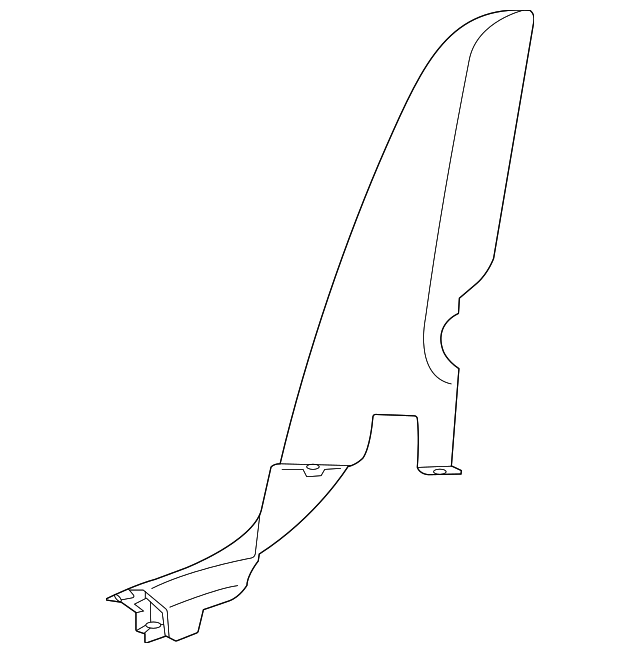 11K-867-765-A-4PK - 2023-2024 Volkswagen ID.4 - Lower Pillar Trim ...