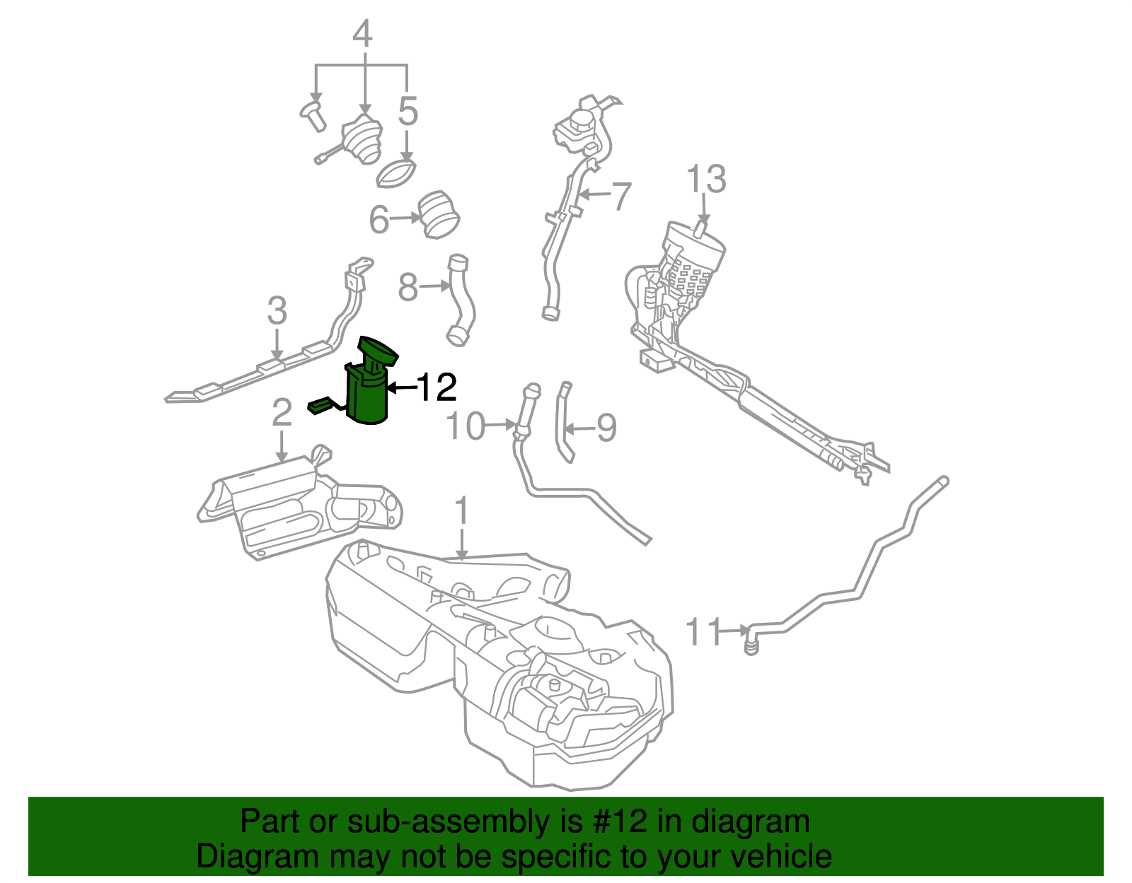 211-470-36-94 - Fuel Pump Assembly 2007-2011 Mercedes-Benz | Mercedes ...