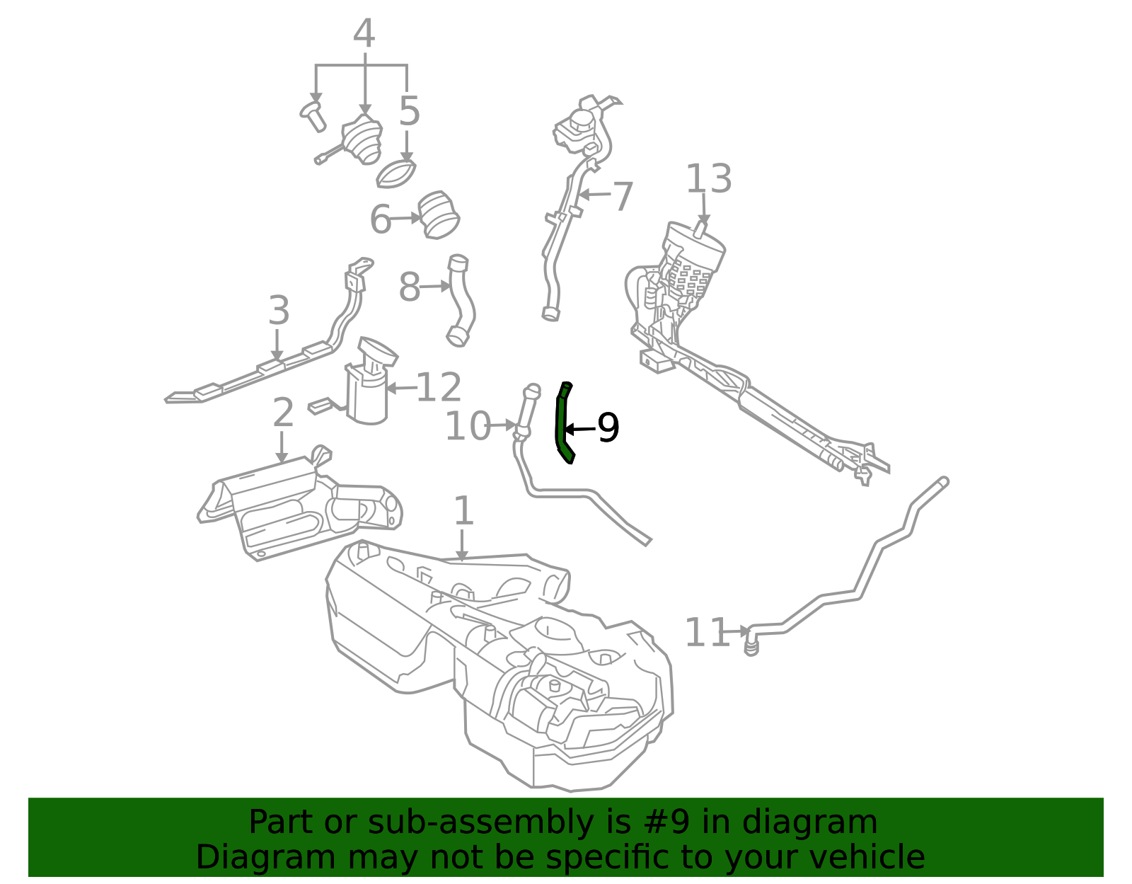 211-476-11-01 - Mercedes-Benz Vent Hose 2006-2011 Mercedes-Benz ...
