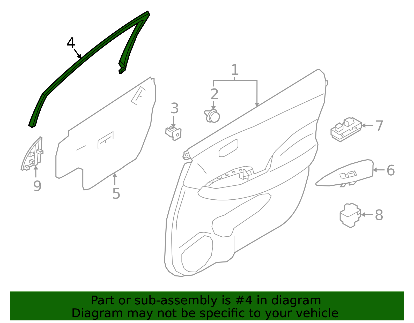802D5-3NF0A - Frame Molding 2013-2025 Nissan LEAF | Official Nissan ...